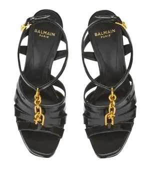 Balmain Platform Sandals - Black