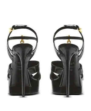 Balmain Platform Sandals - Black