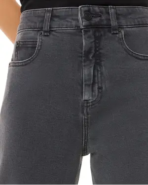 Whistles High Rise Stretch Barrel Leg Jean