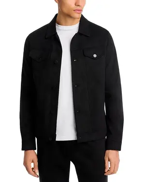 Monfrère Dean Faux Suede Slim Fit Jacket