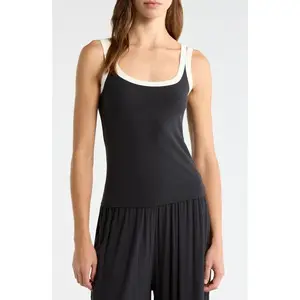 UGG Nael Rib Tank - Black/nimbus