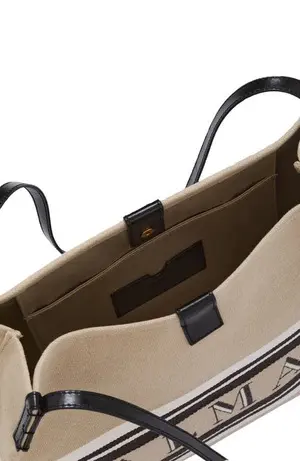 Balmain Medium Release Shopper Bag - Beige
