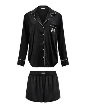 ADORE ME Sammie Pajama Set - Black