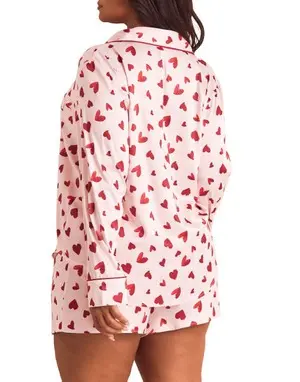 ADORE ME Sammie Pajama Set - Heart Pink