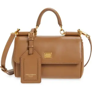 Dolce & Gabbana Mini My Sicily Handbag - 8z093 Caramello