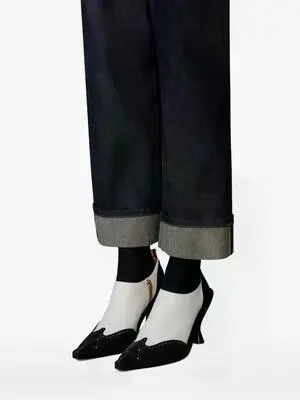 Thom Browne Five-pocket Cuffed Jeans