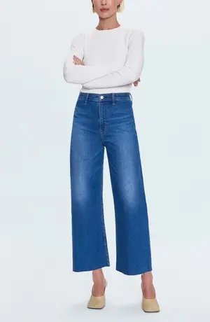 PISTOLA Penny Wide-leg Crop Jeans