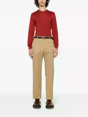 DRUMOHR Round-neck Merino-wool Jumper - Red