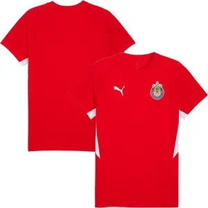 PUMA Chivas 2025/26 Evostripe Raglan T-shirt - Red