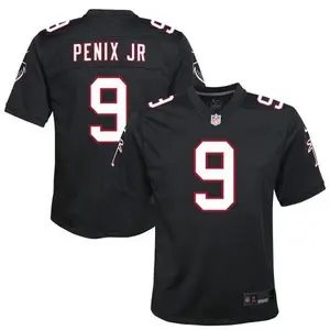 Nike Youth Michael Penix Jr. Atlanta Falcons Alternate Game Jersey - Black
