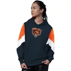 STARTER Chicago Bears Scrimmage Hoodie - Navy