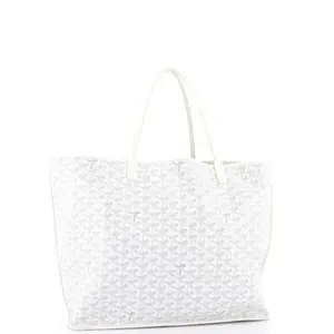 Goyard Anjou Reversible Tote Coated Canvas Gm - White