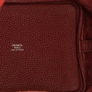 Hermès Picotin Lock Bag Clemence Pm - Red