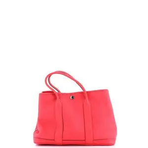 Hermès Garden Party Tote Leather 30 - Red