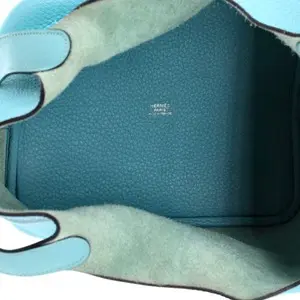 Hermès Picotin Lock Bag Clemence Mm - Blue
