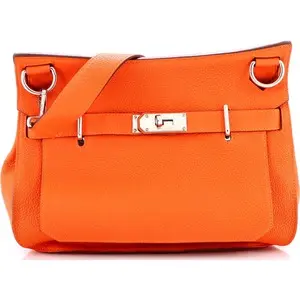 Hermès Jypsiere Bag Clemence 31 Orange