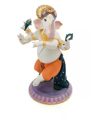 LLADRO Dancing Ganesha Sculpture - White