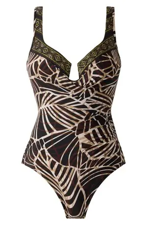MIRACLESUIT® Let's Be Fronds Escape One Piece Swimsuit