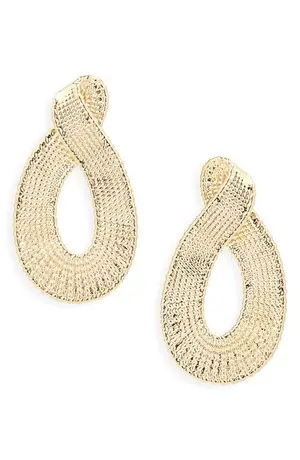 Carolina Herrera Geometric Dangle Earrings - Gold