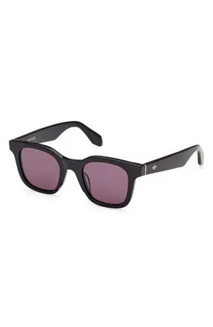 Adidas 47mm Sunglasses - Shiny Black/smoke