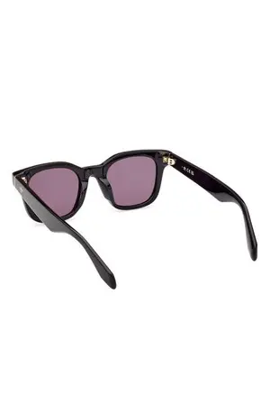 Adidas 47mm Sunglasses - Shiny Black/smoke