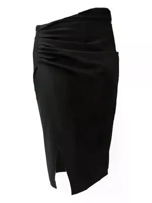 VIVEH Hadar Draped Side-split Skirt