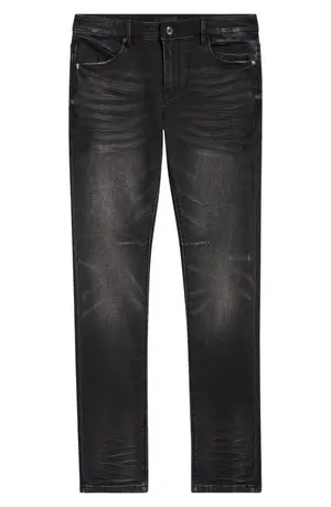 RtA Clayton Skinny Jeans - Graphite Fade