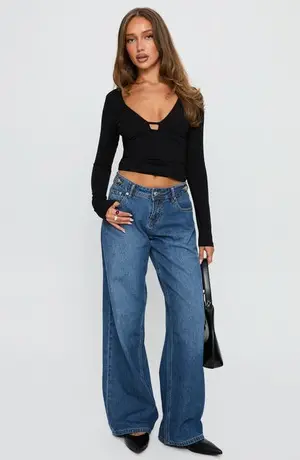 Princess Polly Cutout Long-sleeve Top