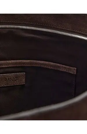Mango Suede Shopper Tote