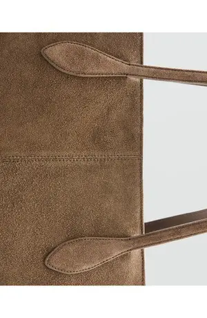 Mango Suede Shopper Tote