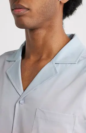 MAVRANS Sunset Weekend Short Sleeve Performance Button-up Shirt