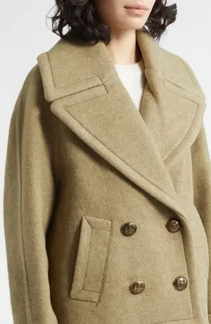Burberry Caitlin Short Pea Coat
