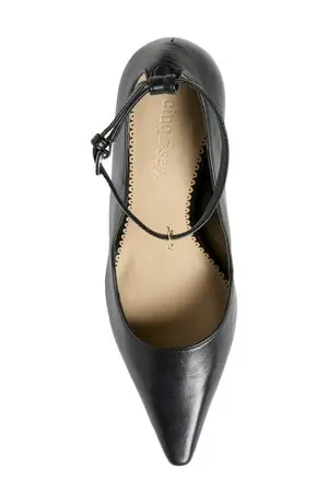 Cinq À Sept Pointed Toe Pumps With Ankle Strap