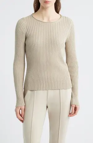 Eileen Fisher Ribbed Knit Sweater