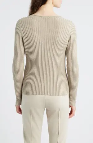 Eileen Fisher Ribbed Knit Sweater
