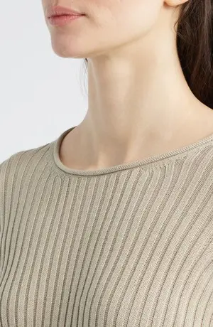 Eileen Fisher Ribbed Knit Sweater