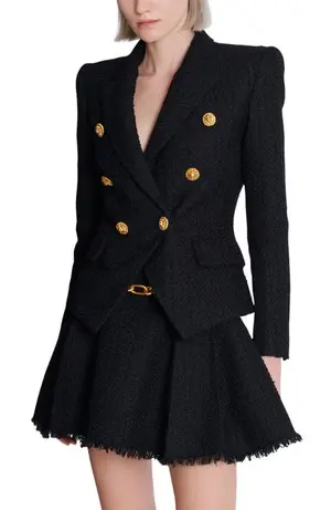 Balmain 6-button Tweed Jacket