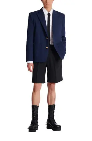 Balmain Cotton Twill 2-button Blazer