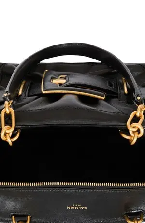 Balmain Calfskin Leather Anthem Bag