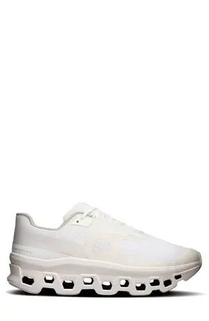 On Cloudmonster Void Sneakers - White/ivory