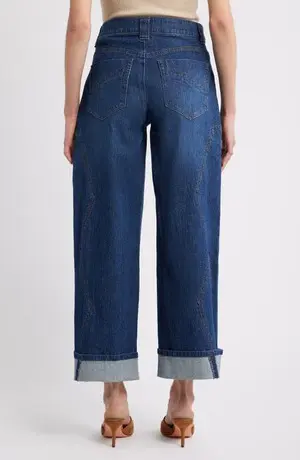 Wit & Wisdom High-waist Cuff Jeans