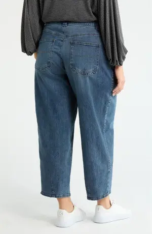 Wit & Wisdom High Waist Ankle Barrel Jeans