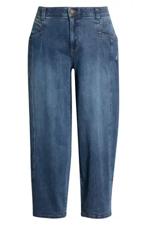 Wit & Wisdom High Waist Ankle Barrel Jeans