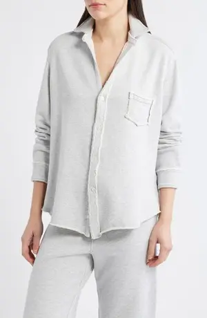Frank & Eileen Relaxed-fit Cotton Terry Button-up Shirt