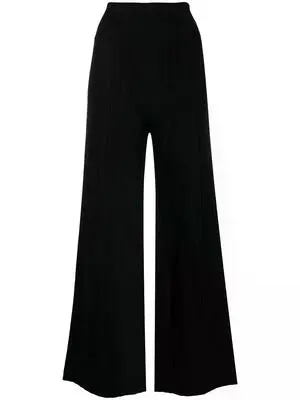 ONEFIFTEEN Ribbed Knit Flared Trousers