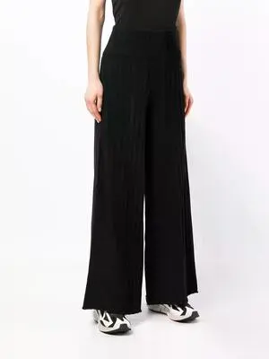ONEFIFTEEN Ribbed Knit Flared Trousers