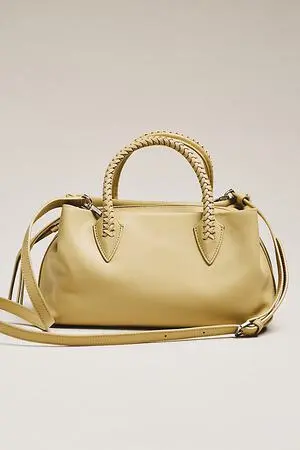 ORYANY Roy Leather Satchel - Beige
