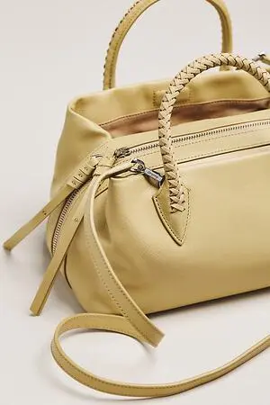 ORYANY Roy Leather Satchel - Beige