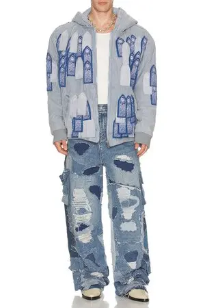 WHO DECIDES WAR Fly Away Work Jacket - Sky