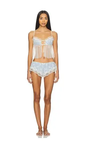 Free People X Intimately Night Call Boudoir Set - Toasted Eggnog Combo